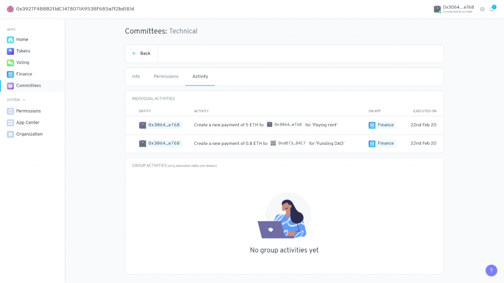 how-does-committees-work. Implementing tasks in DAO